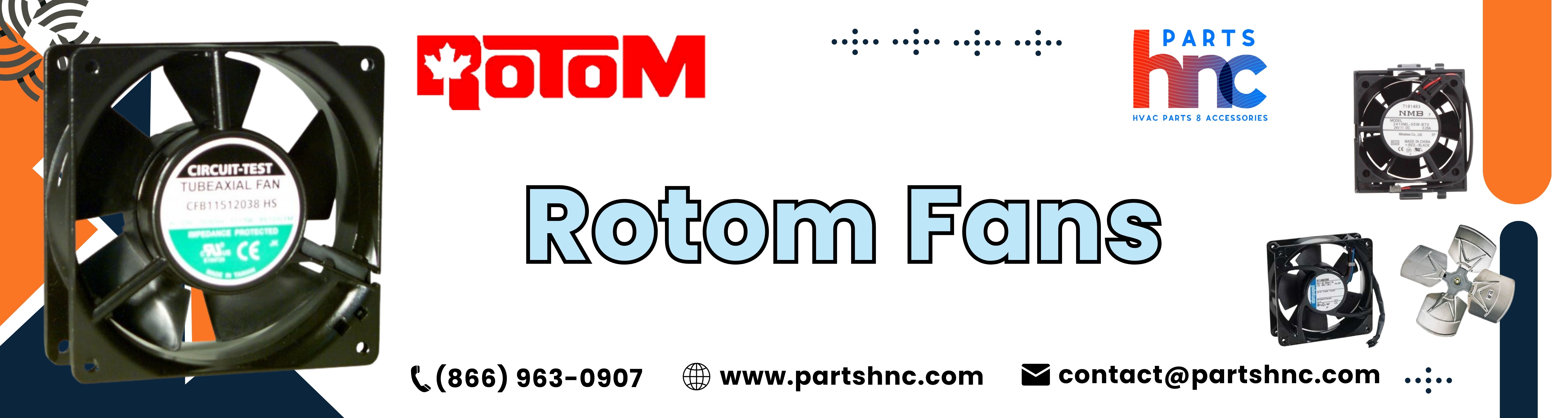 Rotom Fans | Rotom Motor Parts - PartsHnC