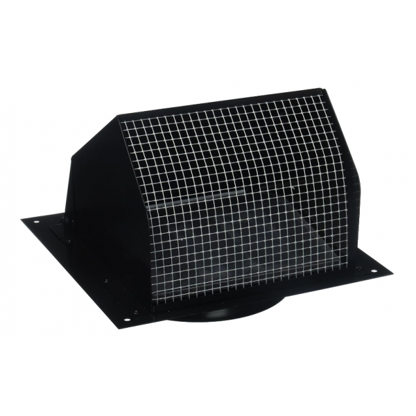 BROAN-NuTone 843BL - Wall Cap Black For 6 Inch Rnd Duct | PartsHnC