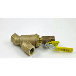 Conbraco Industries 59-004-06 - 3/4 Inch Y Strainer W/Ball Valve | PartsHnC