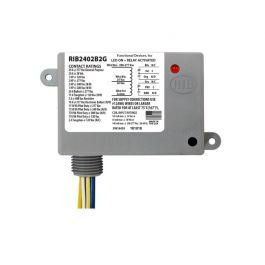 Functional Devices Rib2402B2G-Enclosed Relay 20Amp Dual | PartsHnC